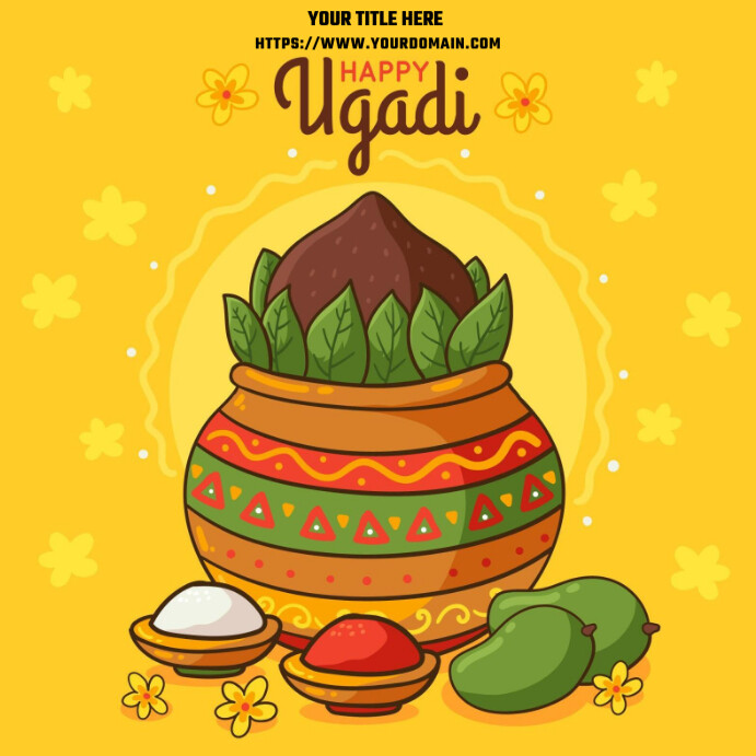 Ugadi festival Template | PosterMyWall