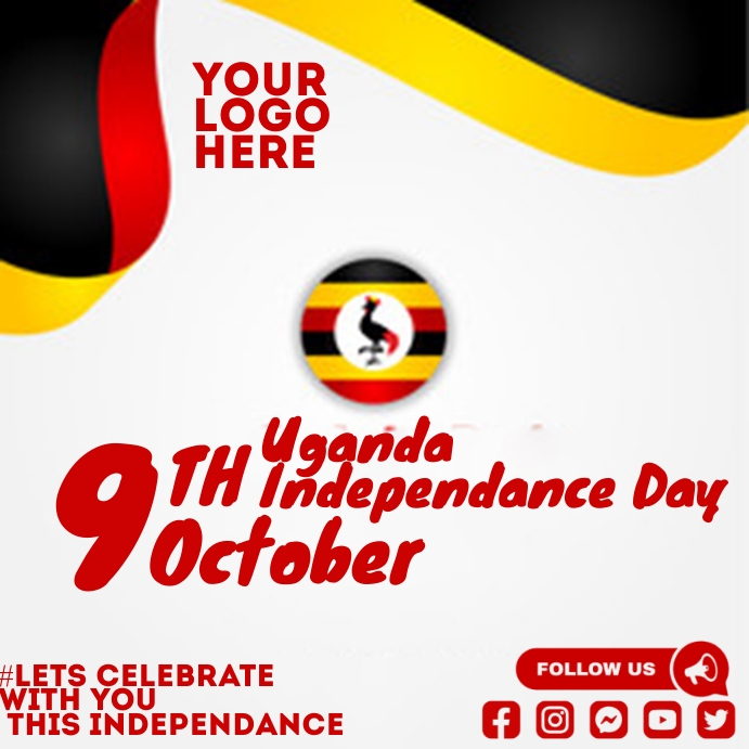 Uganda independence day Template | PosterMyWall