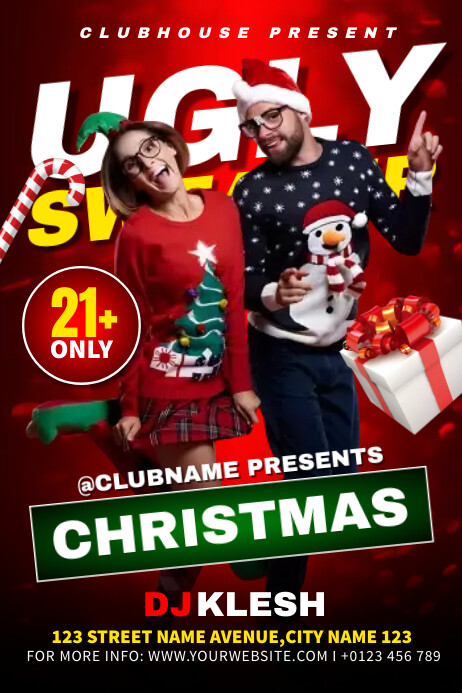 Copy of Ugly Sweater Christmas | PosterMyWall