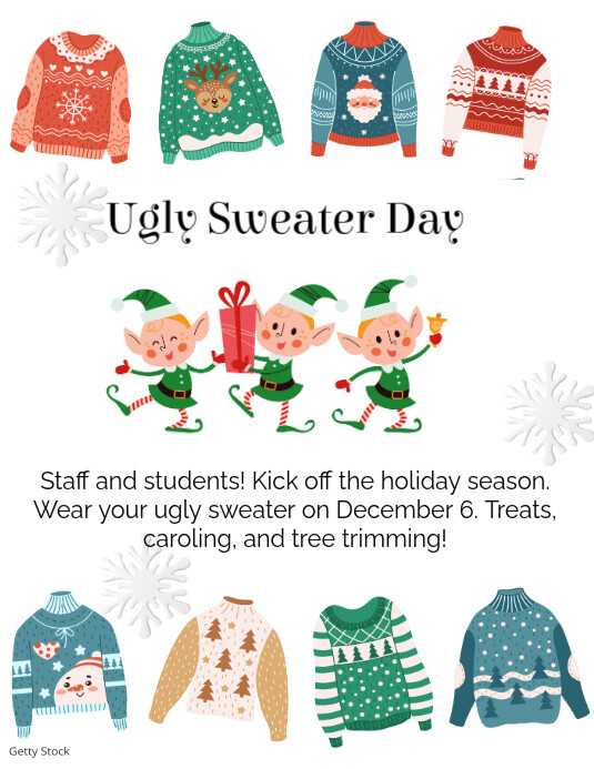 Copy of Ugly Sweater Day | PosterMyWall