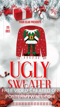 Ugly Sweater Digital Display Template | PosterMyWall