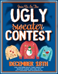 117+ Free Templates for 'Ugly sweater contest' | PosterMyWall