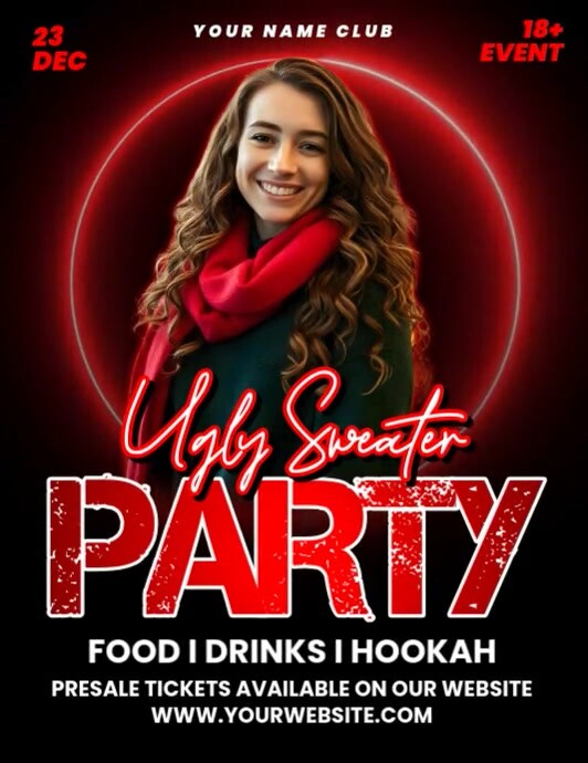 Ugly Sweater Party Template | PosterMyWall