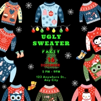 Ugly Sweater Party Template | PosterMyWall