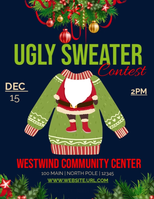 Copy of Ugly Sweater | PosterMyWall