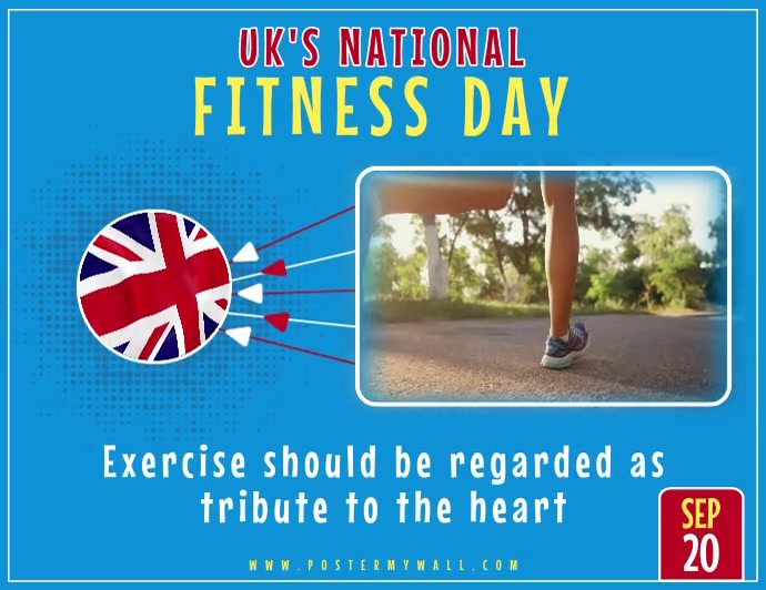 Copy of Uk's National Fitness Day | PosterMyWall