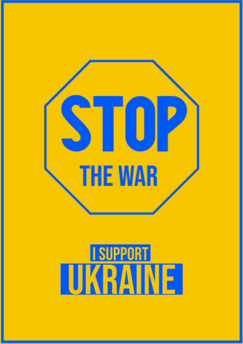Ukraine War Flyer Template | PosterMyWall