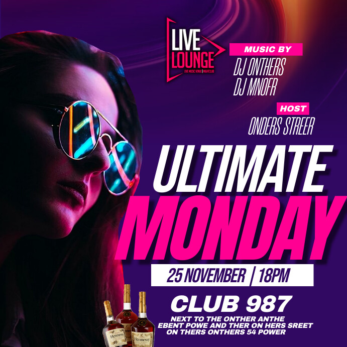 ultimate monday Template | PosterMyWall