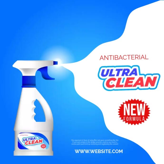 Ultra Cleaning Detergent | PosterMyWall