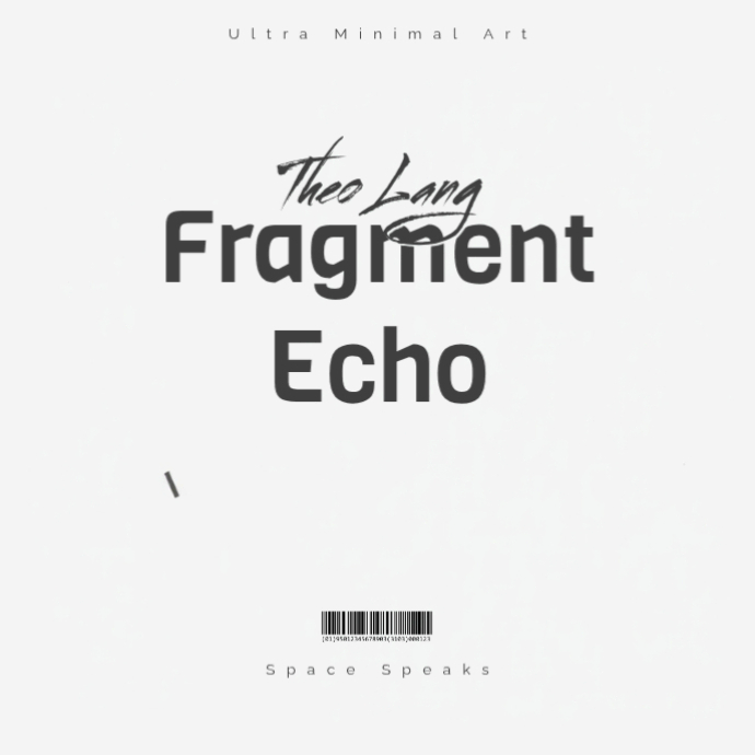 Ultra Minimalist Typography Album Cover Template | Custom Negative ...