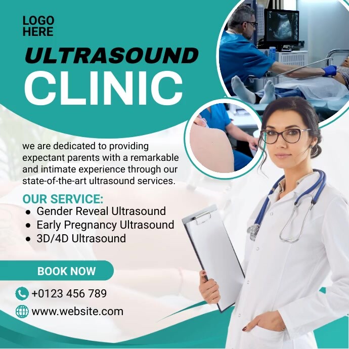 Ultrasound Clinic Ads Template | PosterMyWall