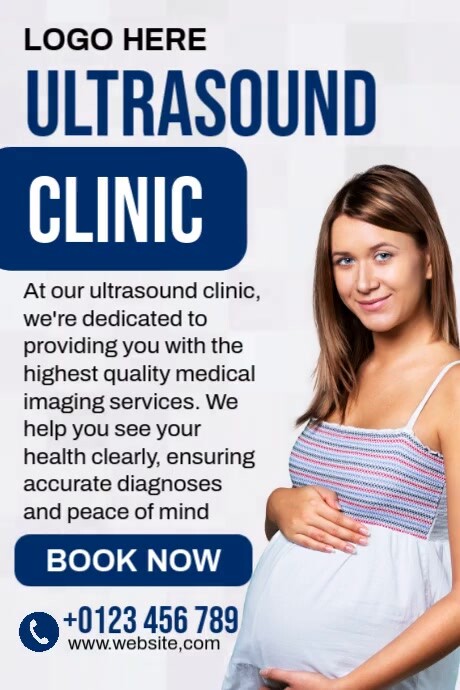 Ultrasound Clinic Template | PosterMyWall