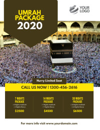 Umrah Package flyer Poster Template | PosterMyWall