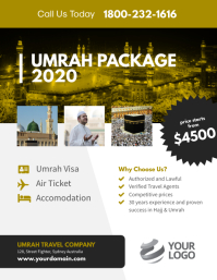 Umrah Package flyer Poster Template | PosterMyWall