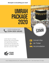 Umrah Package flyer Poster Template | PosterMyWall