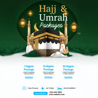 Umrah Package Instagram Post Template | PosterMyWall