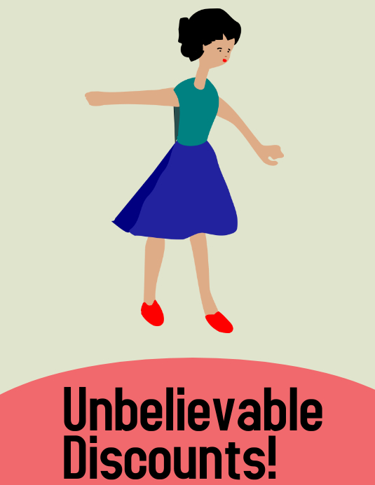 Unbelievable discounts Template | PosterMyWall