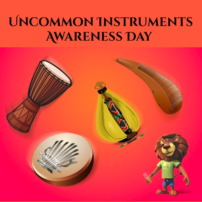 uncommon instruments awareness day Template | PosterMyWall