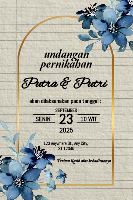 Undangan Template | PosterMyWall