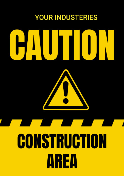 under construction flyer Template | PosterMyWall