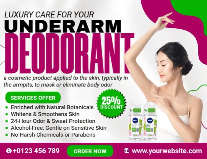 Underarm Deodorant Product Template | PosterMyWall