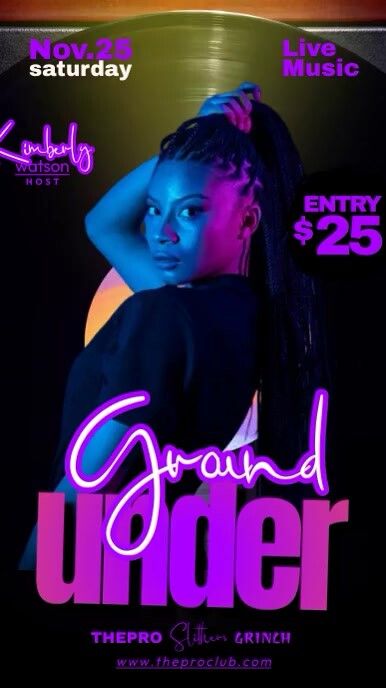 Plantilla de underground Party Video | PosterMyWall