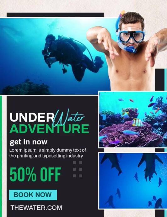 Underwater Adventure Template | PosterMyWall