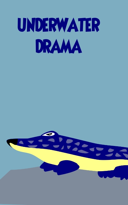 Underwater drama book cover design Template | PosterMyWall