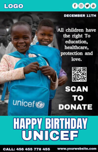 UNICEF template | PosterMyWall