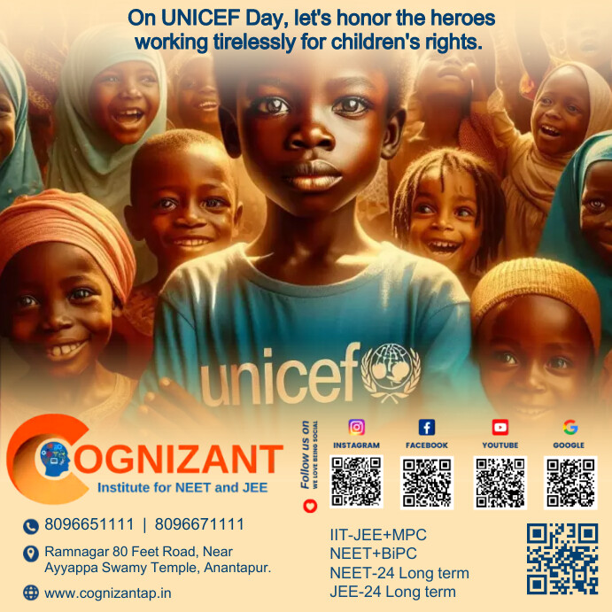 UNICEF Day, child's right, children, child, Template | PosterMyWall