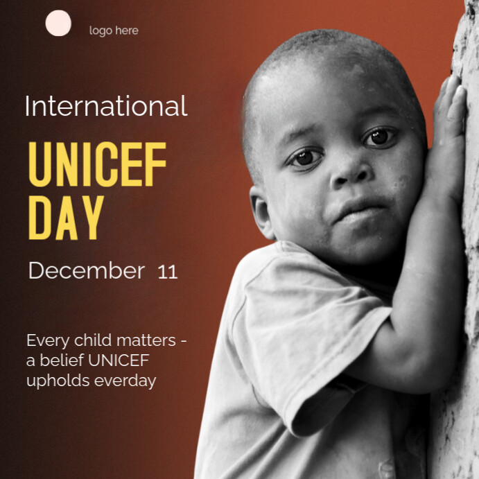 UNICEF template | PosterMyWall