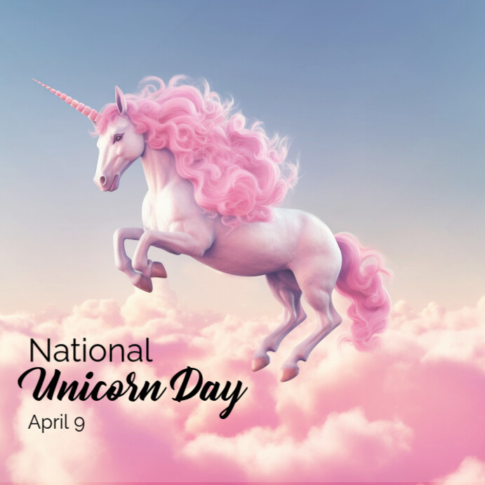 Unicorn day Template | PosterMyWall