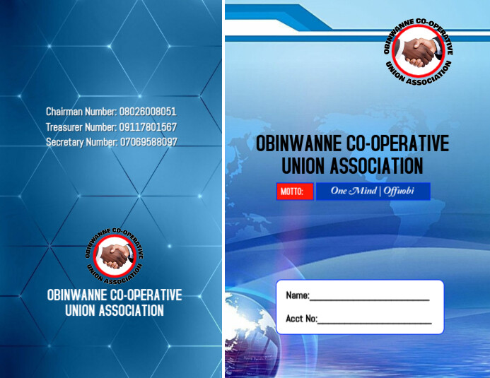 Union Association book cover Template | PosterMyWall