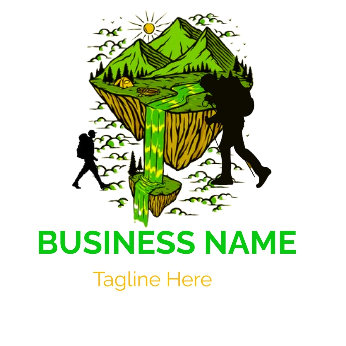 unique adventure tourist logo Template | PosterMyWall