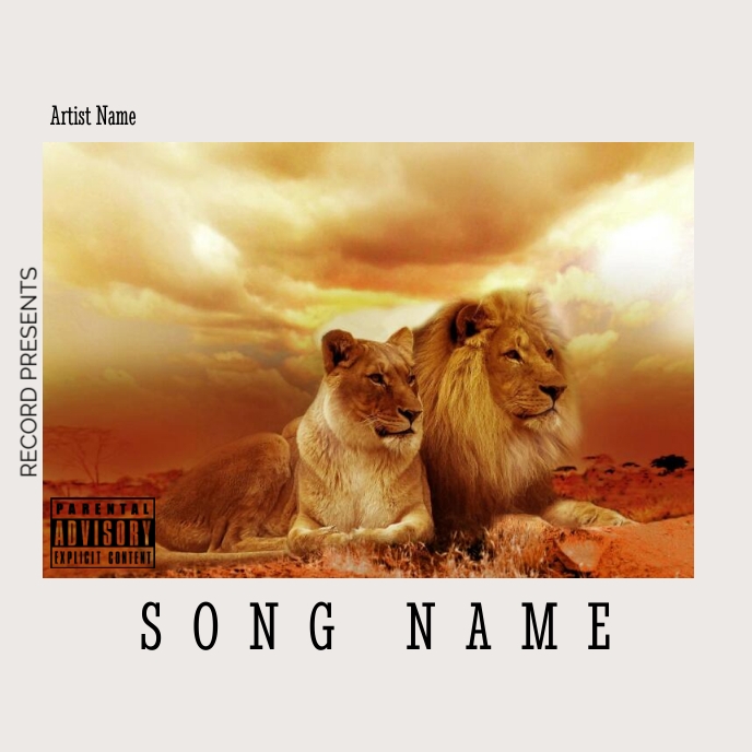 Unique Album Covers (16) Template | PosterMyWall