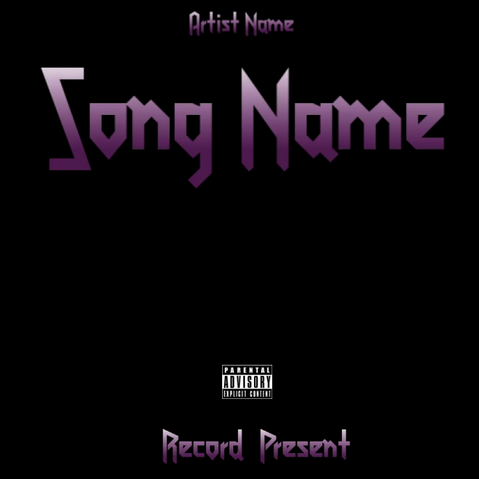 Unique Album Covers (16) Template | PosterMyWall