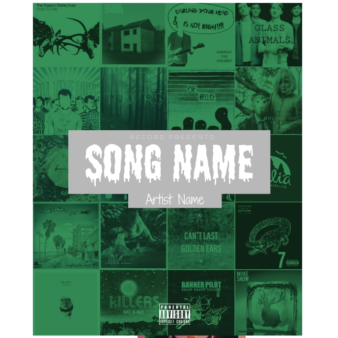 Unique Album Covers (18) Template | PosterMyWall