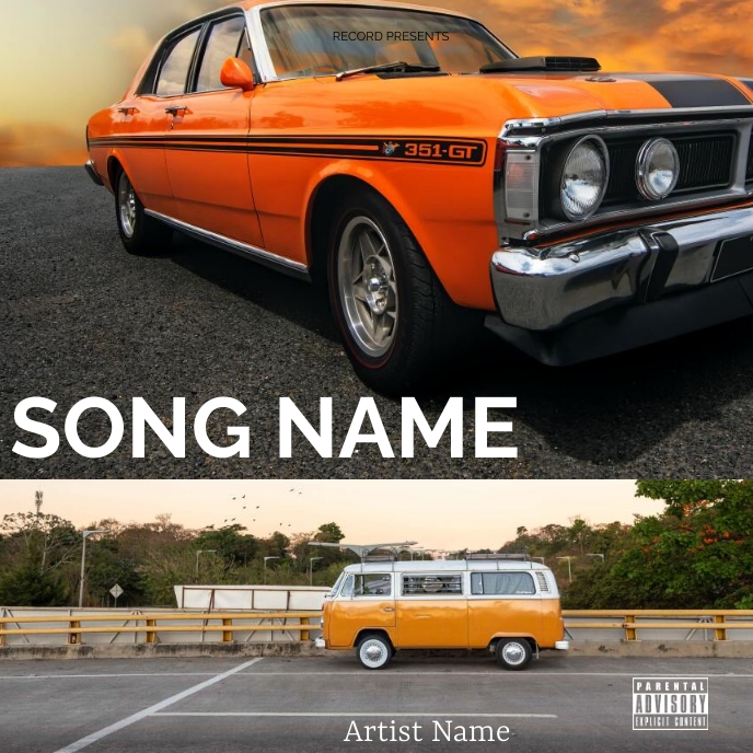 Unique Album Covers (34) Template | PosterMyWall