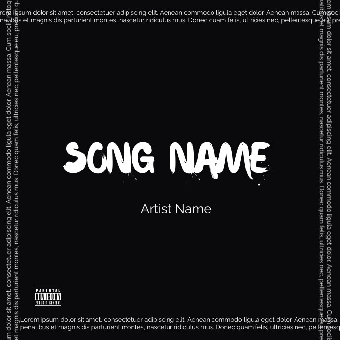 Unique Album Covers (4) Template | PosterMyWall