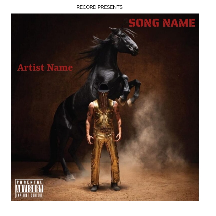 Unique Album Covers (40) Template | PosterMyWall