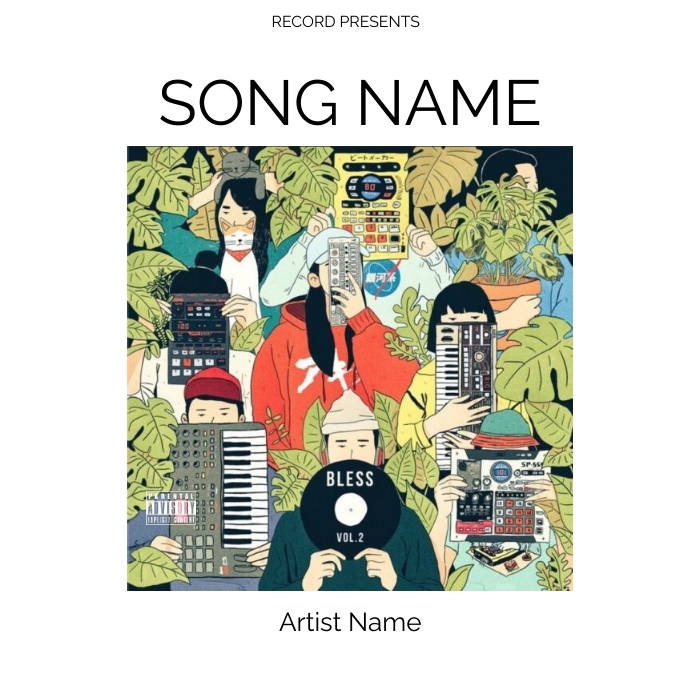 Unique Album Covers (64) Template | PosterMyWall