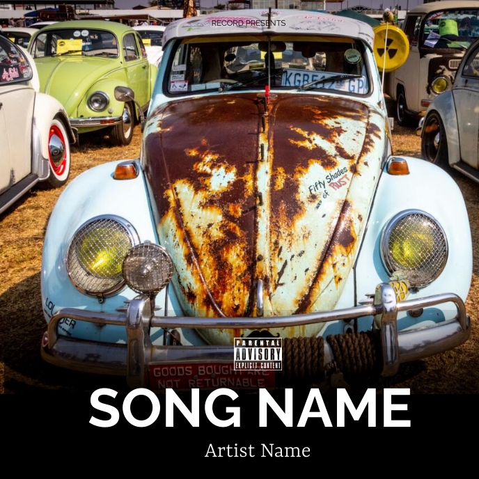 Unique Album Covers (67) Template | PosterMyWall