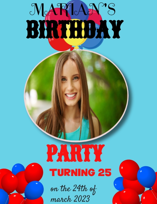 unique birthday fliers Template | PosterMyWall