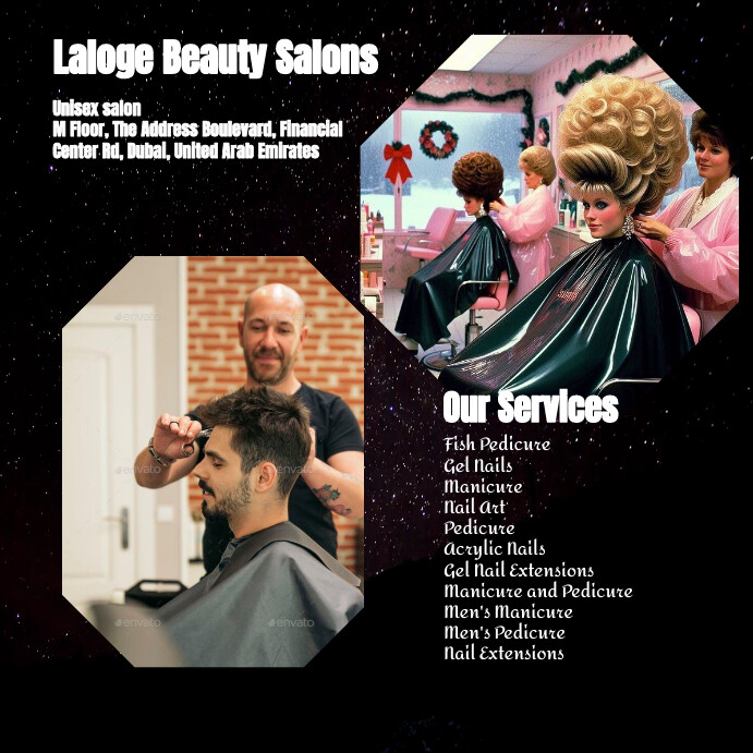 Unisex salon Template | PosterMyWall