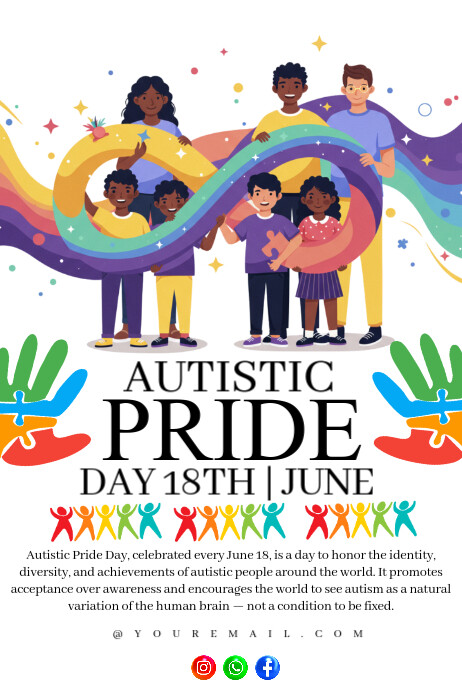 Copy of United in Neurodiversity: Autistic Pride Day Celebration ...