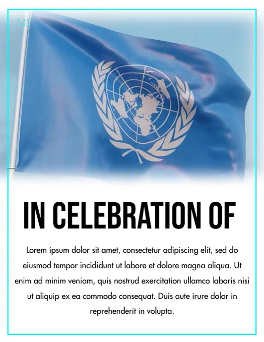 United Nations Day Template | PosterMyWall