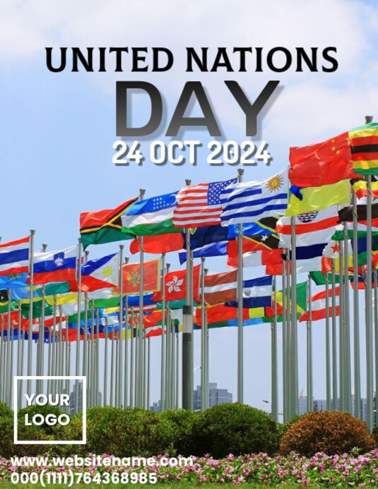United Nations Day Flyer (us Letter) Template | PosterMyWall