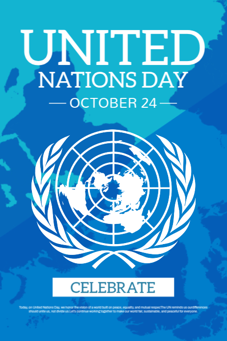 united nations day poster Template | PosterMyWall
