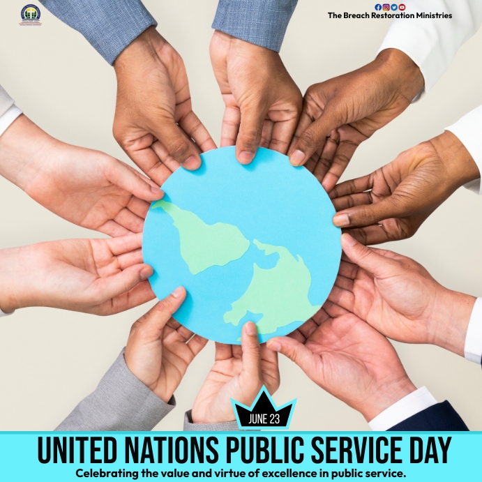 Plantilla de united nations public service day | PosterMyWall