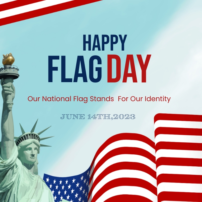 Copy of UNITED STATE AMERICAN FLAG DAY INSTAGRAM POST | PosterMyWall